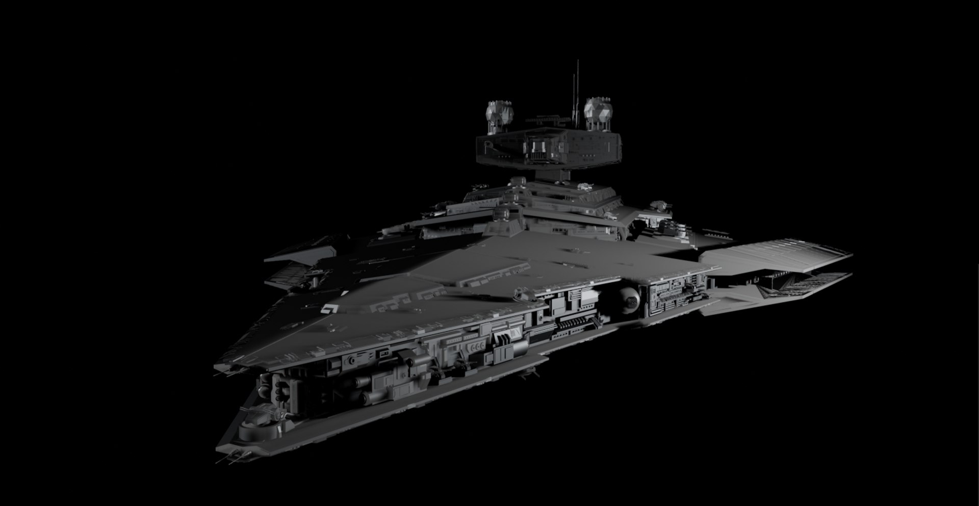 Victory 1 Class Star Destroyer 3D Model - TurboSquid 1747576