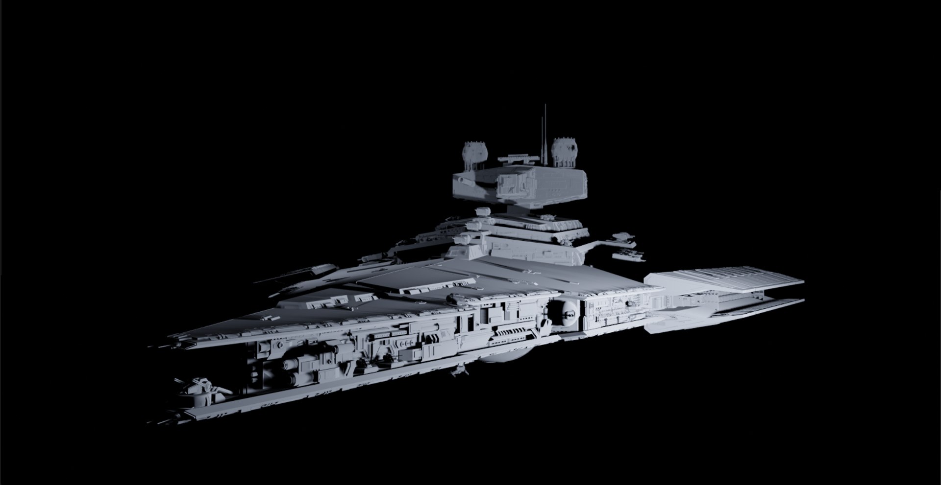 Victory 1 Class Star Destroyer 3D Model - TurboSquid 1747576