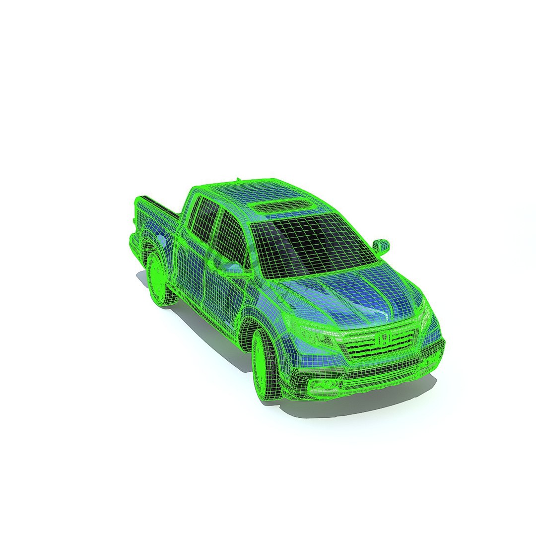 Ridgeline Truck 3d C4d