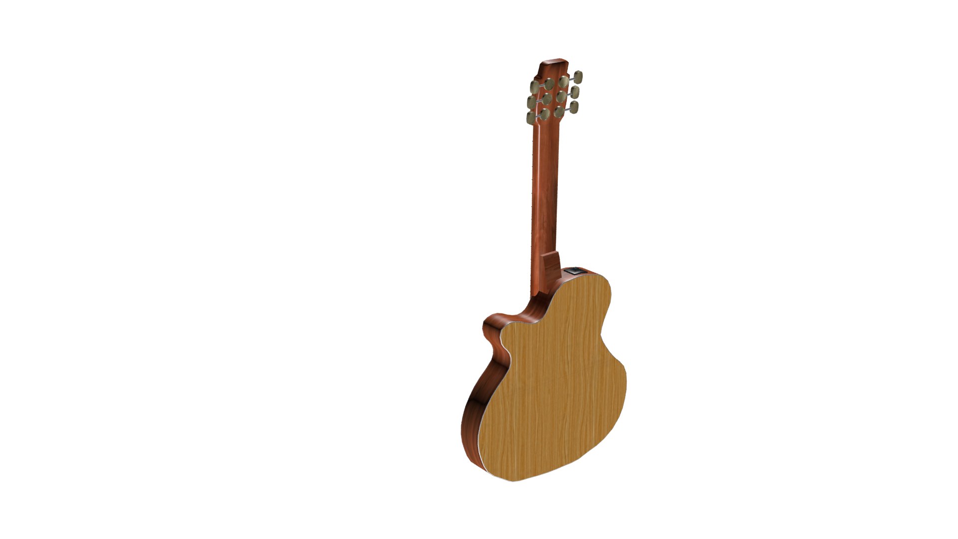 Free Acoustic Guitar 3d Model
