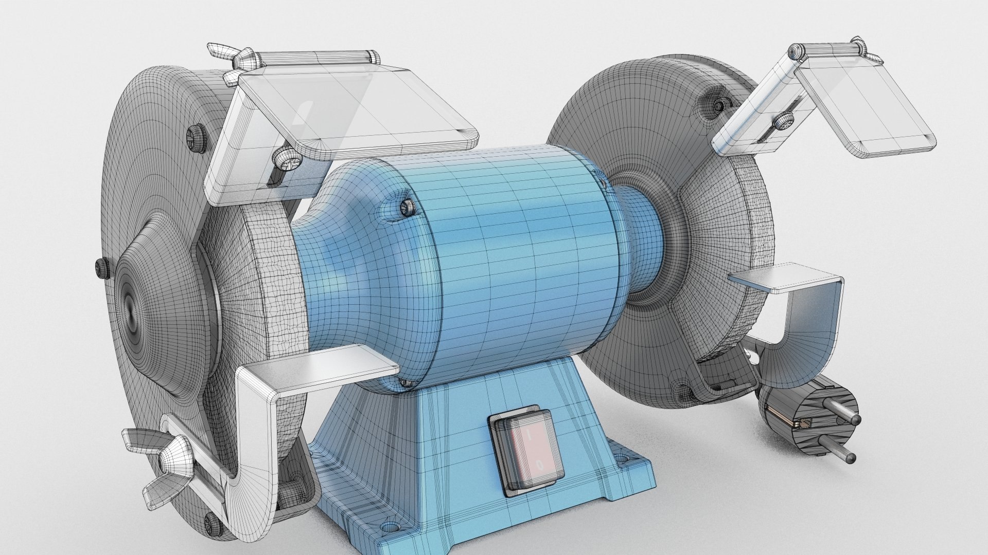 3D model bench grinder - TurboSquid 1527499