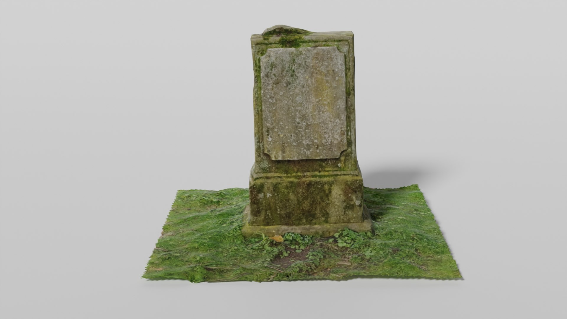 Small Historical Headstone 3D Model - TurboSquid 2059390