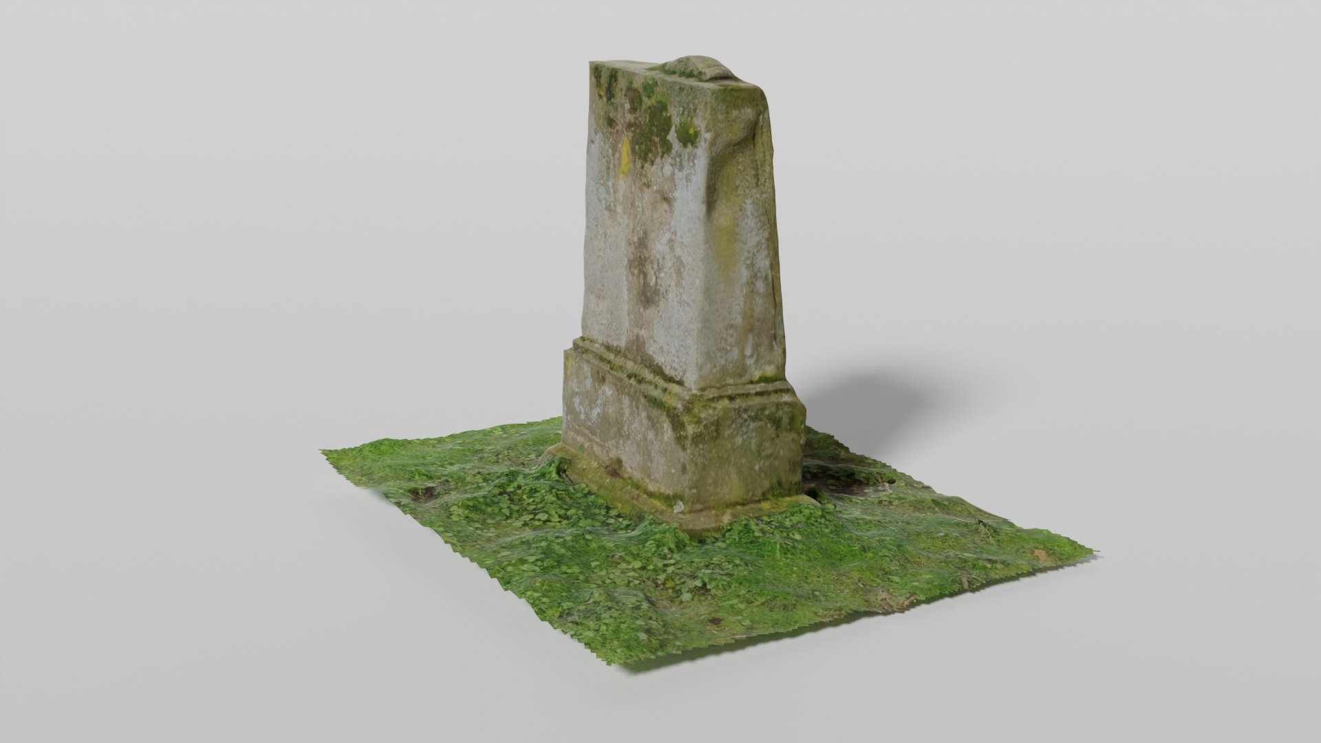 Small Historical Headstone 3D Model - TurboSquid 2059390