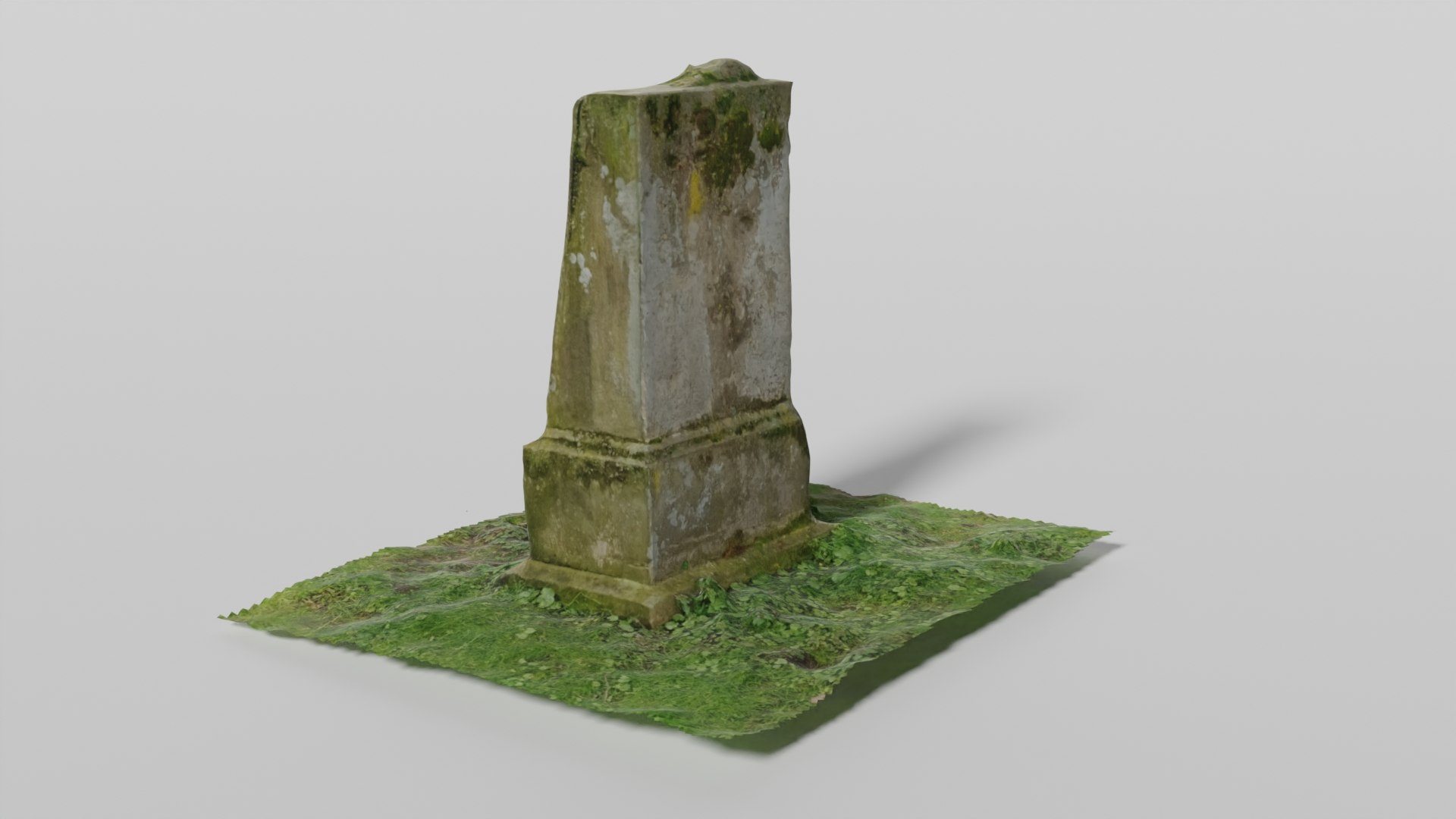 Small Historical Headstone 3D Model - TurboSquid 2059390