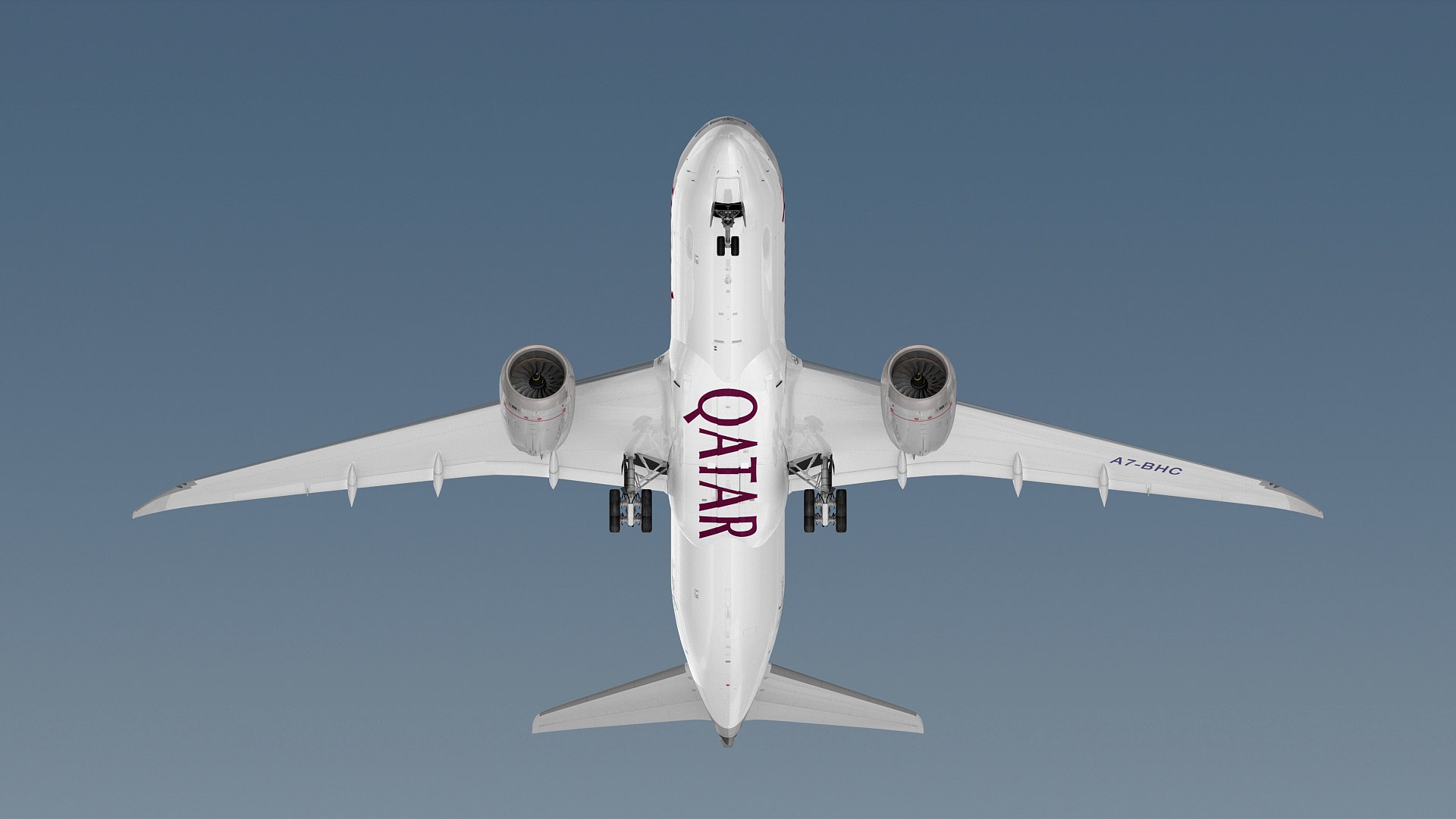 Boeing 787-9 Qatar Airways 3D Model - TurboSquid 2007028