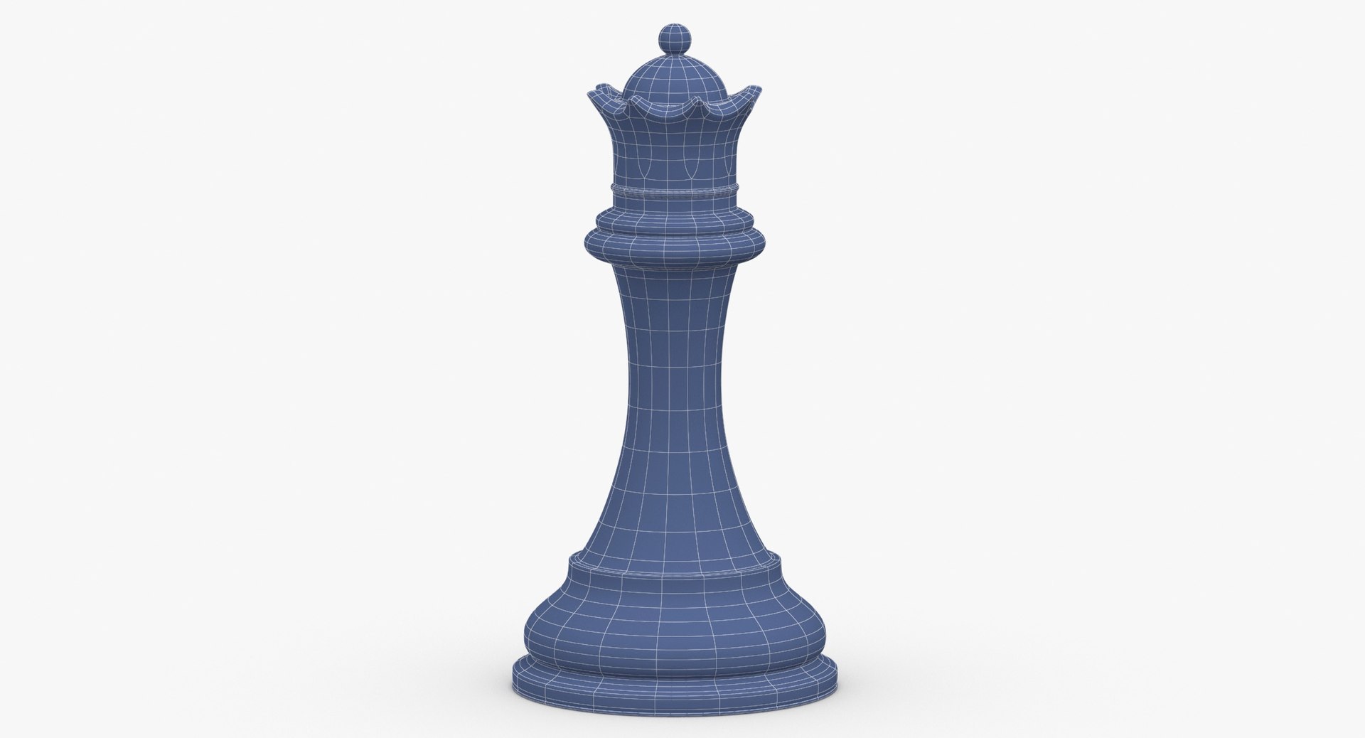 Chess Piece 02 Queen 3D Model - TurboSquid 1598585