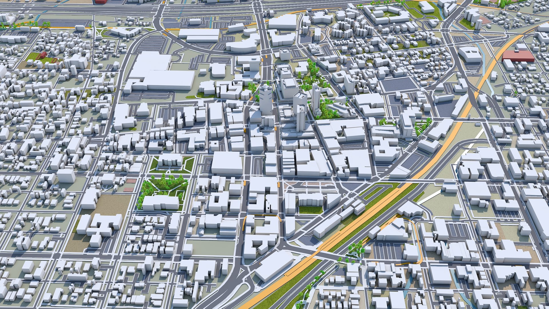 Tucson Downtown Arizona USA 3D Model - TurboSquid 1990126