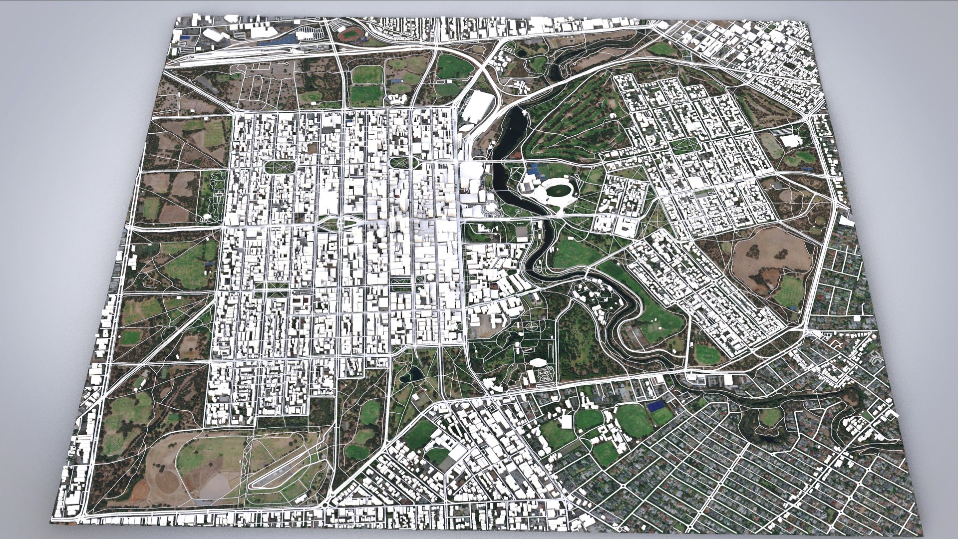 3D Cityscape Adelaide Australia - TurboSquid 1792113