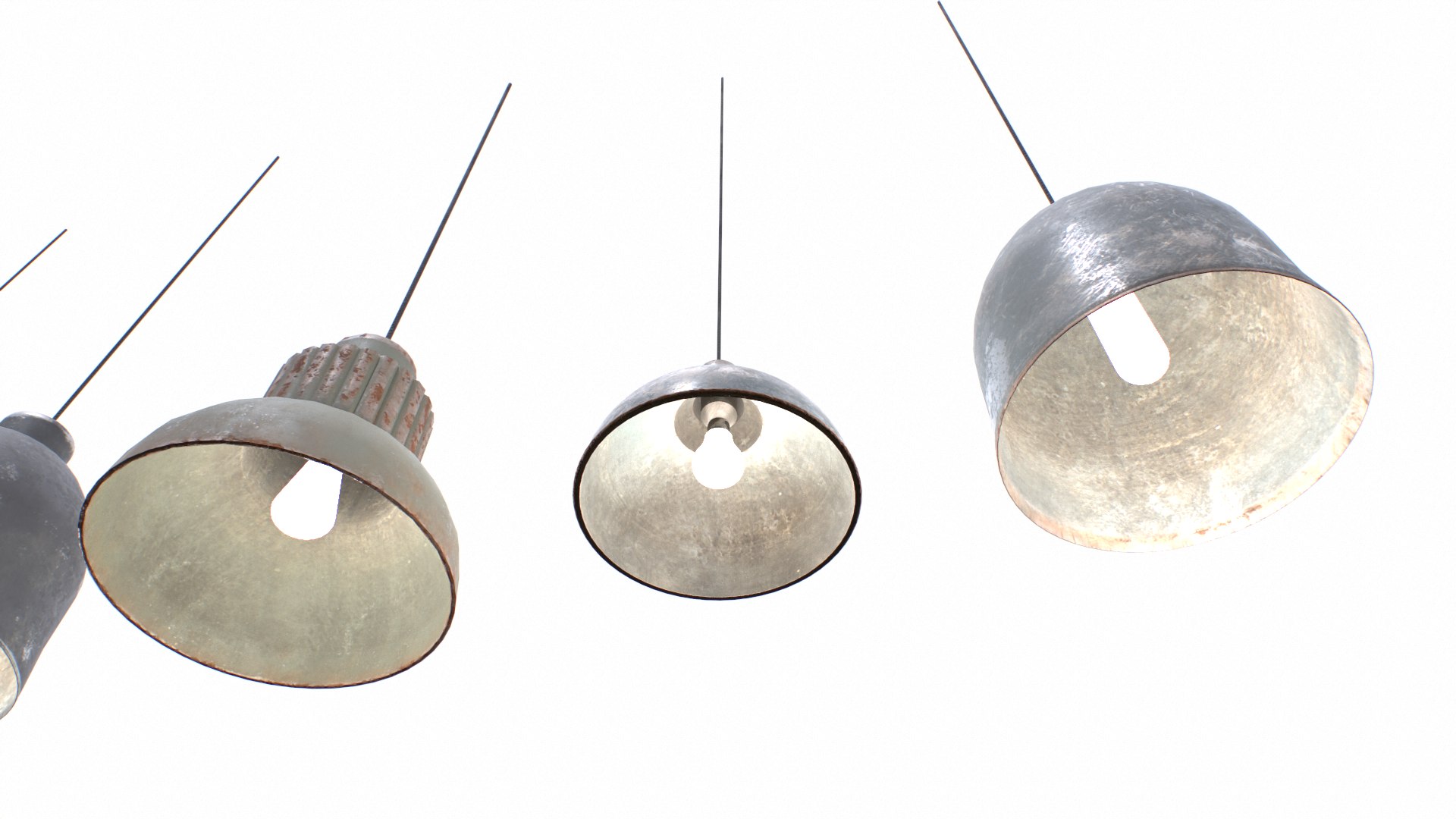 3D Factory Warehouse And Hangar Lights - TurboSquid 2014266