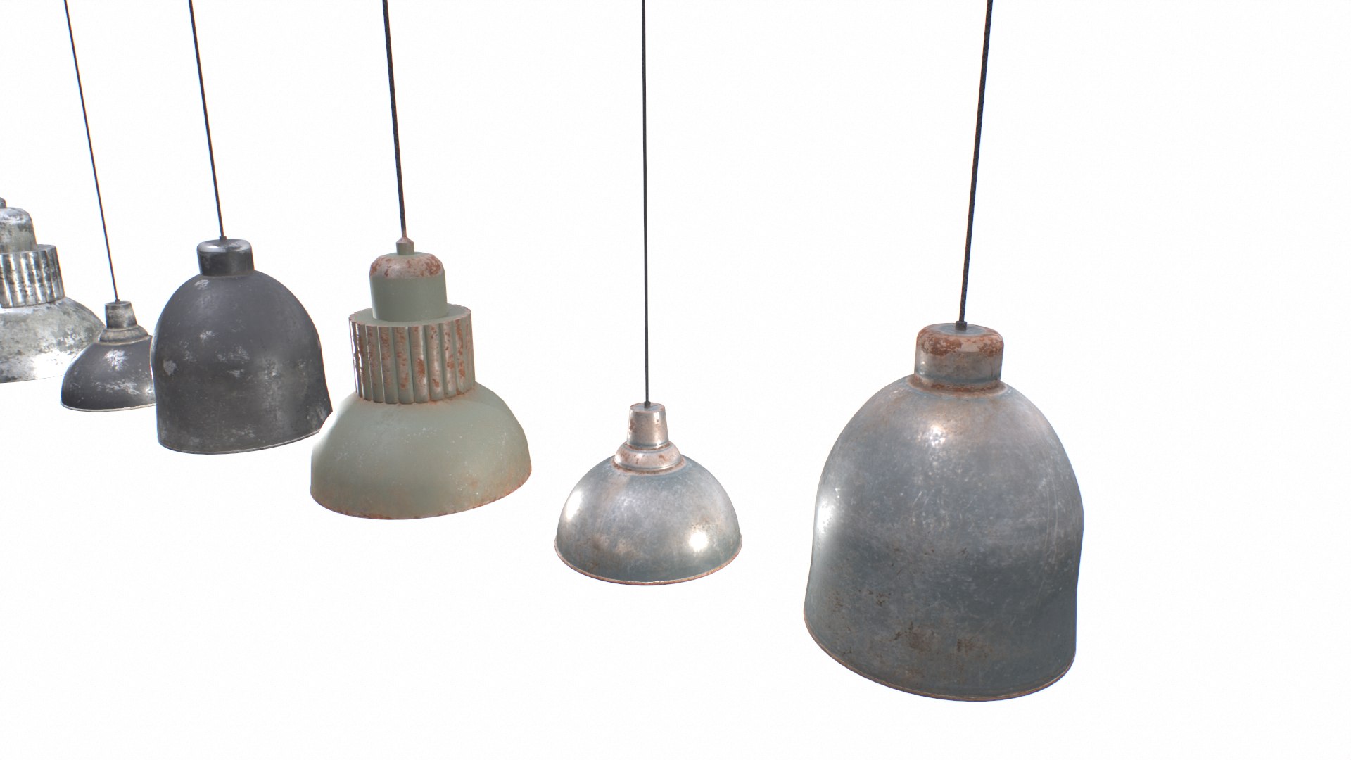 3D Factory Warehouse And Hangar Lights - TurboSquid 2014266