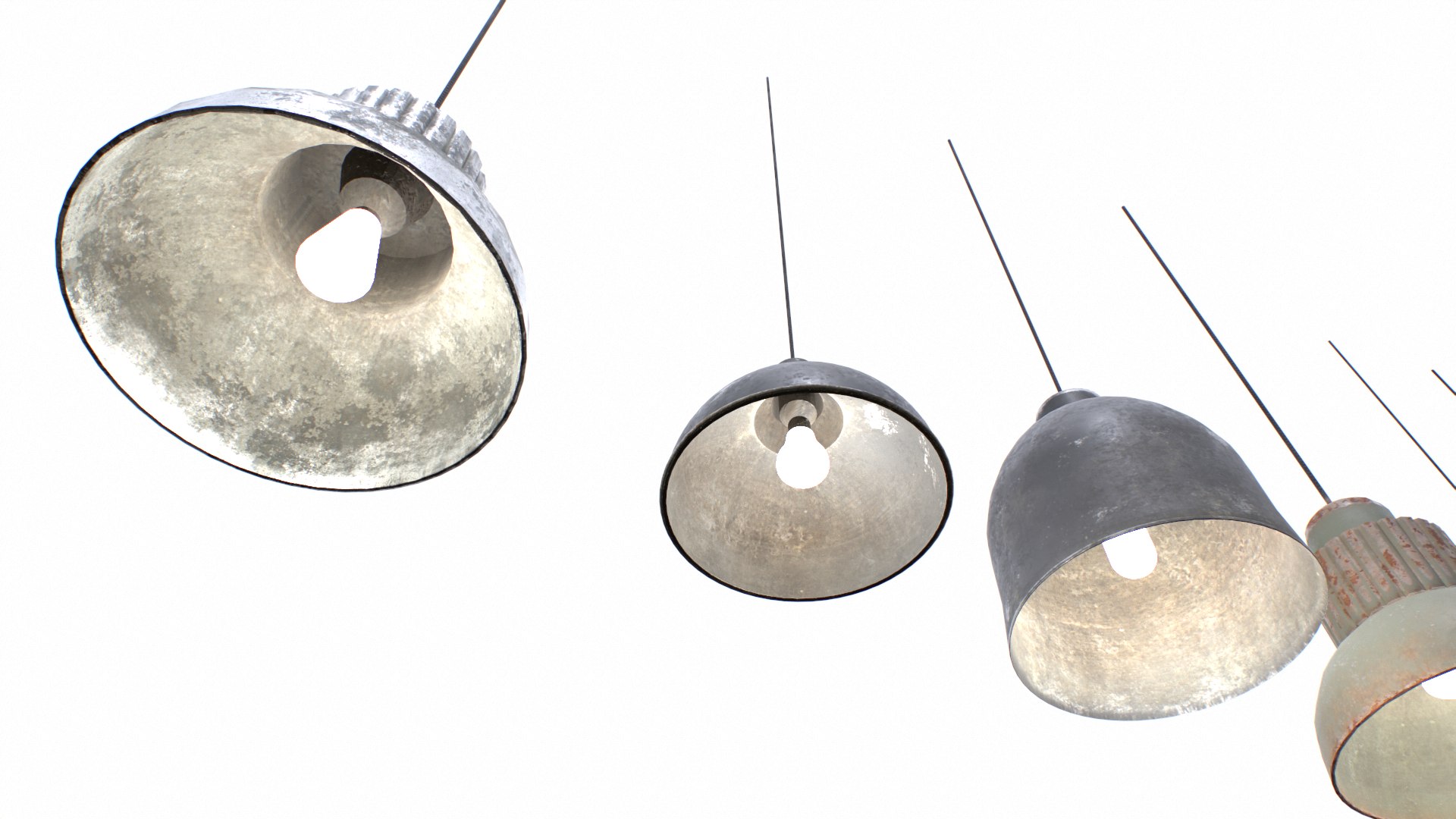 3D Factory Warehouse And Hangar Lights - TurboSquid 2014266