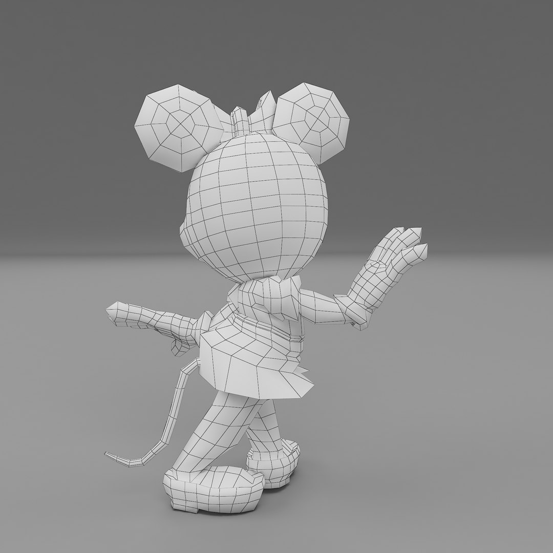 3D Mickey Mouse Model - TurboSquid 1692686