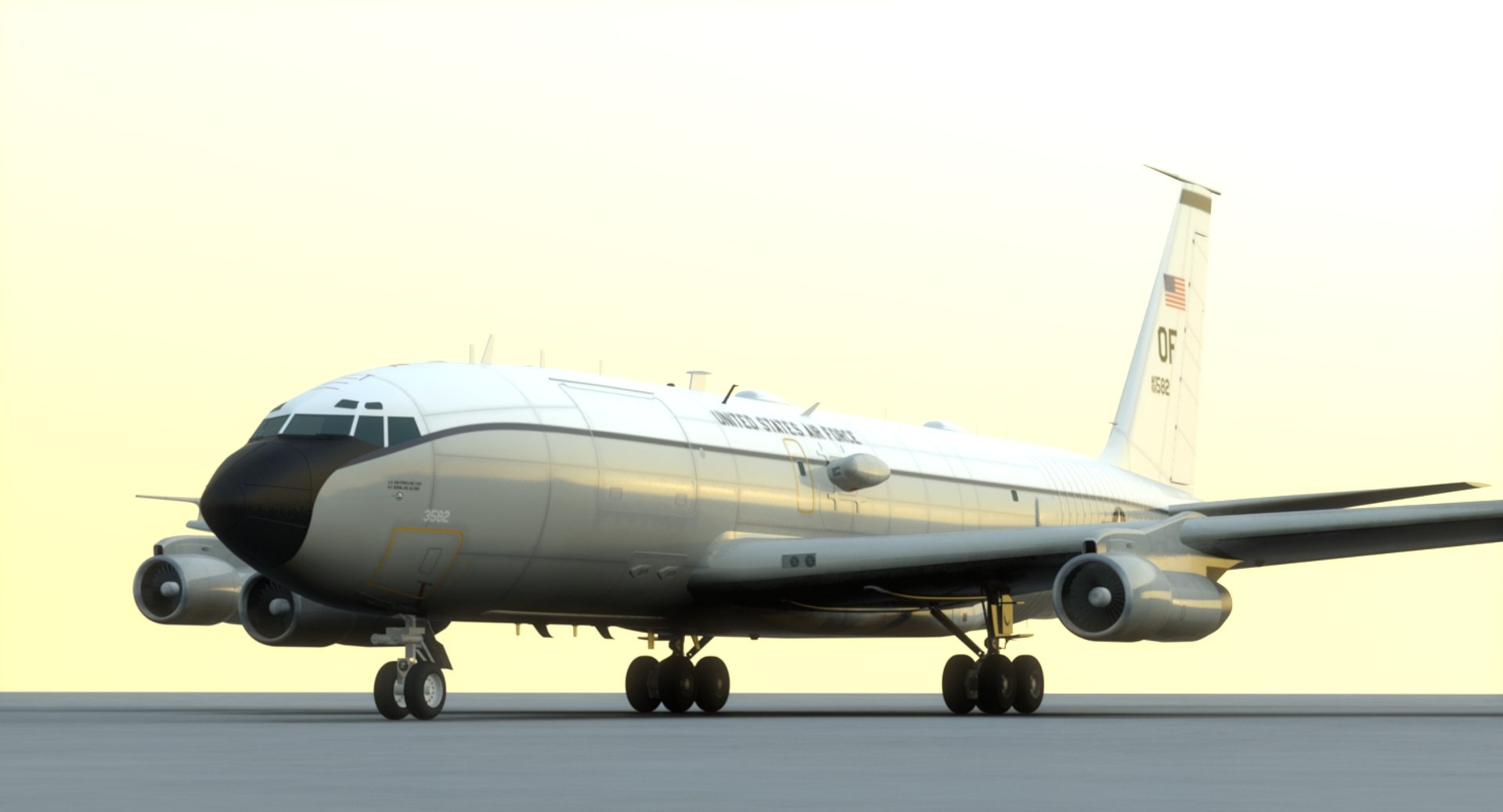 3D WC-135 Constant Phoenix USAF - TurboSquid 1311089