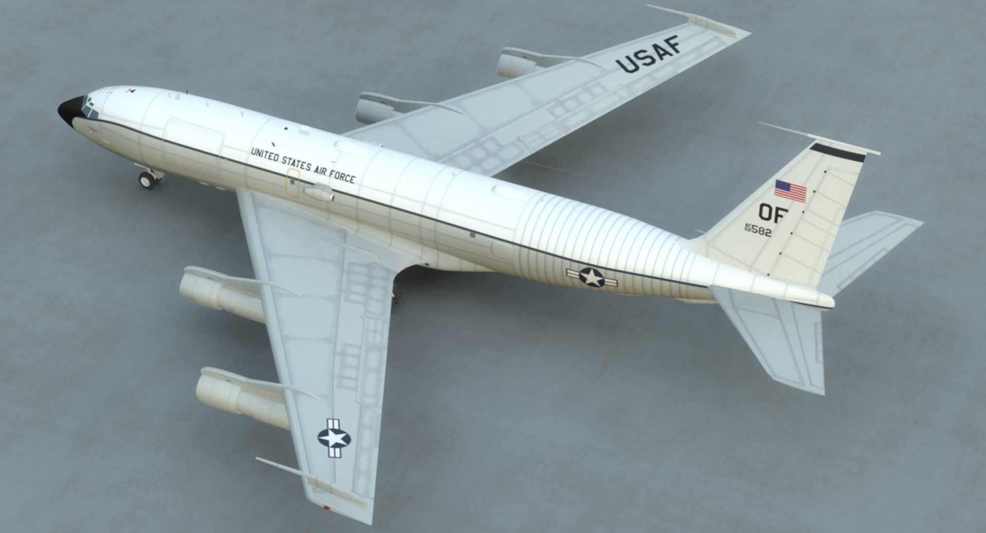 3D WC-135 Constant Phoenix USAF - TurboSquid 1311089