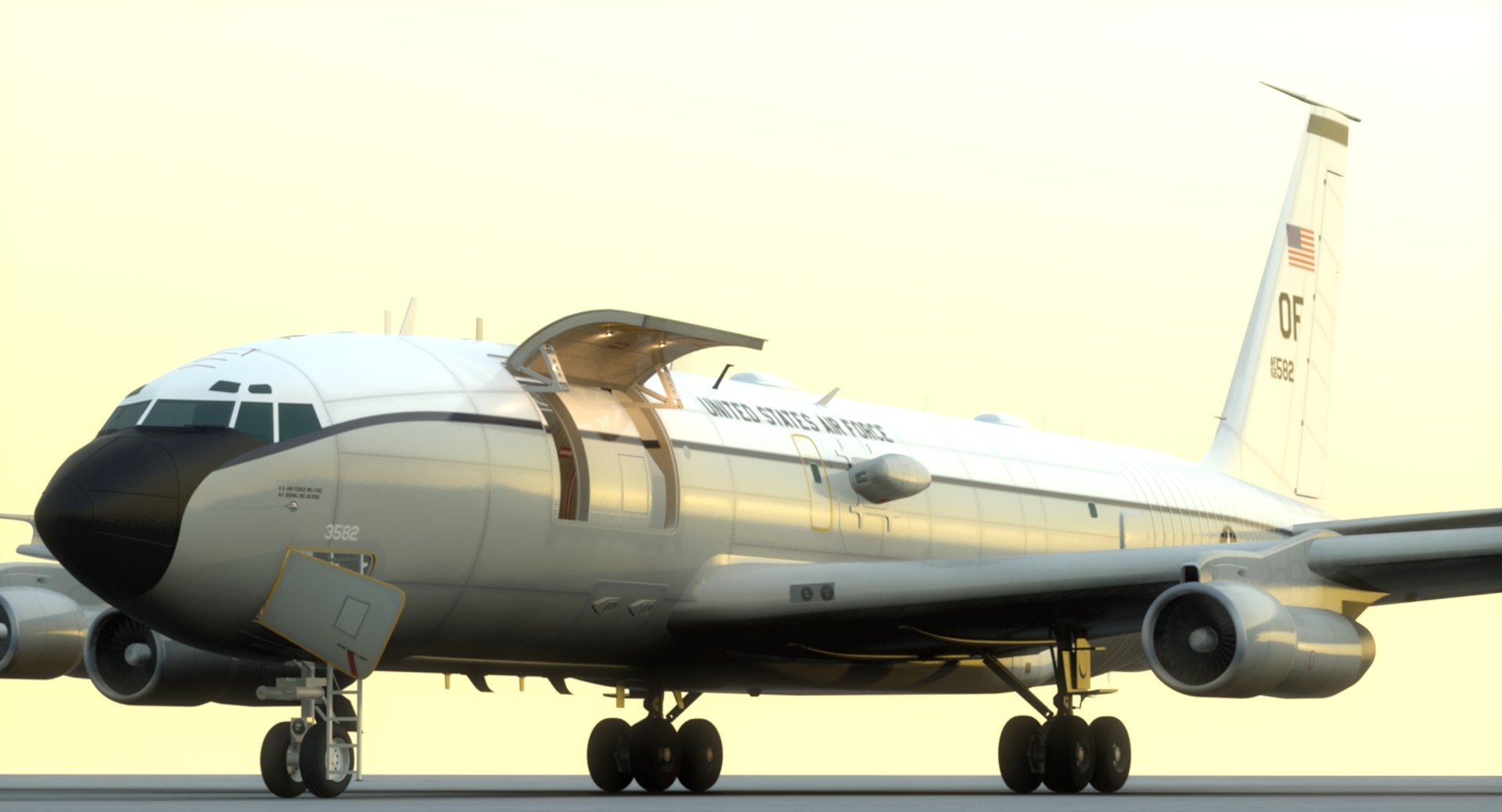3D WC-135 Constant Phoenix USAF - TurboSquid 1311089