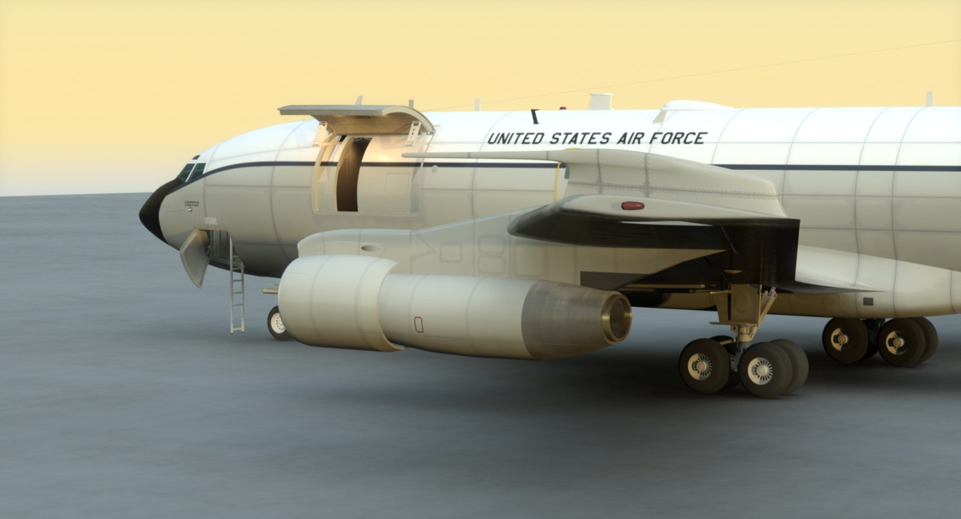 3D WC-135 Constant Phoenix USAF - TurboSquid 1311089