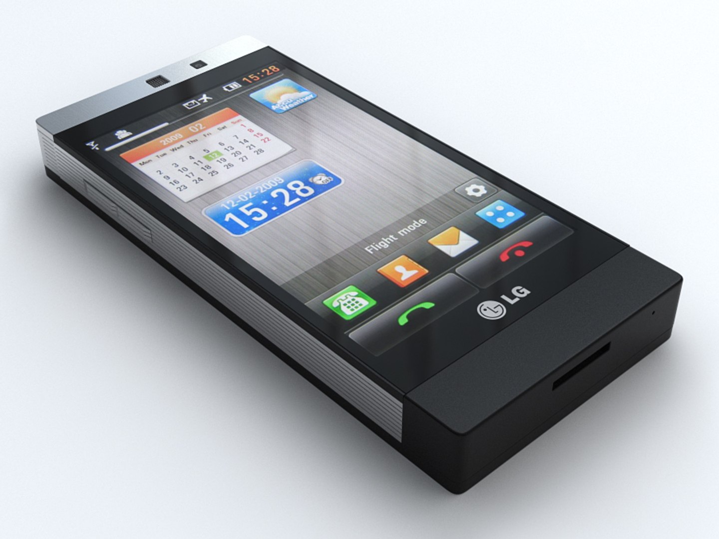 3d Model Lg Gd880 Mini Mobile Phone