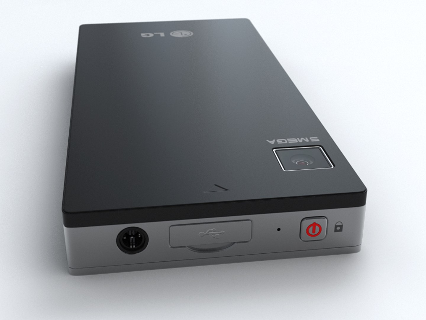 3d Model Lg Gd880 Mini Mobile Phone