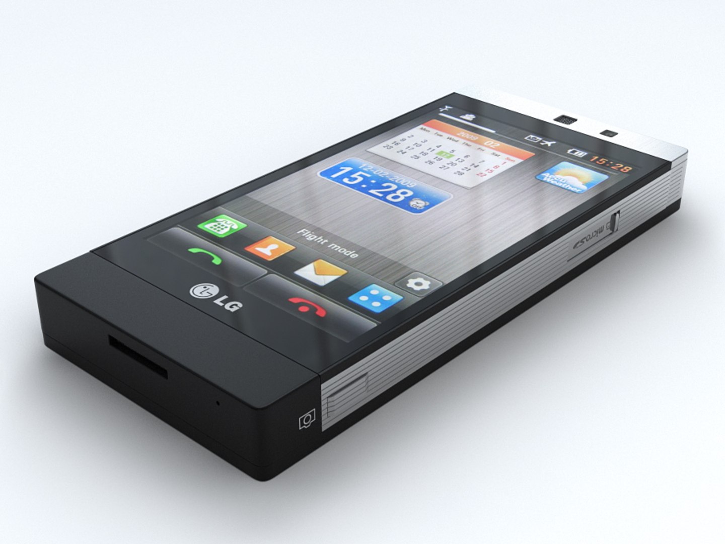 3d Model Lg Gd880 Mini Mobile Phone