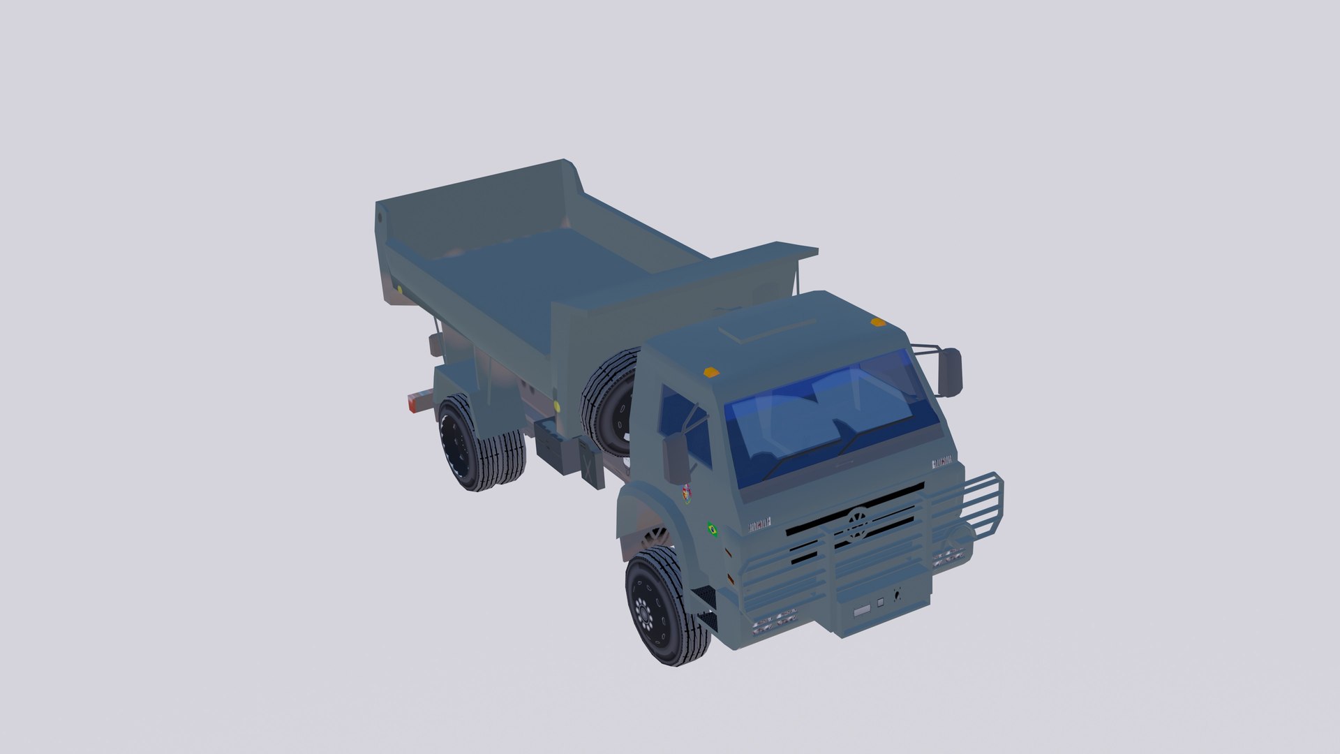 3D Worker 4X4 EB Tipper Model - TurboSquid 2026974
