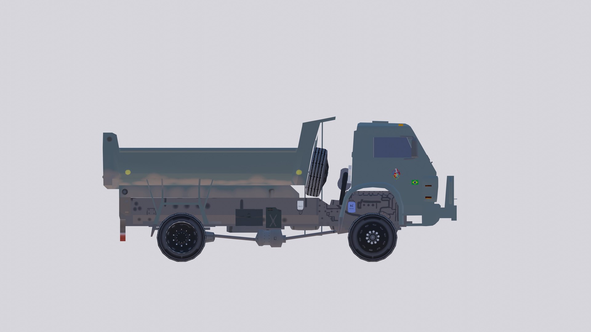 3D Worker 4X4 EB Tipper Model - TurboSquid 2026974