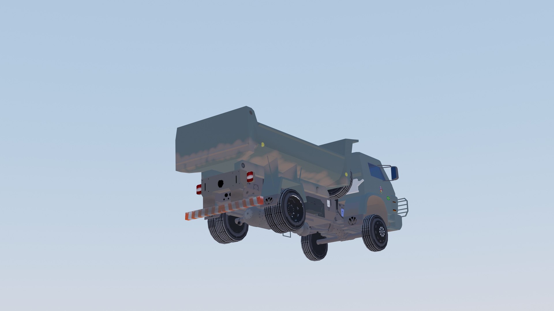 3D Worker 4X4 EB Tipper Model - TurboSquid 2026974