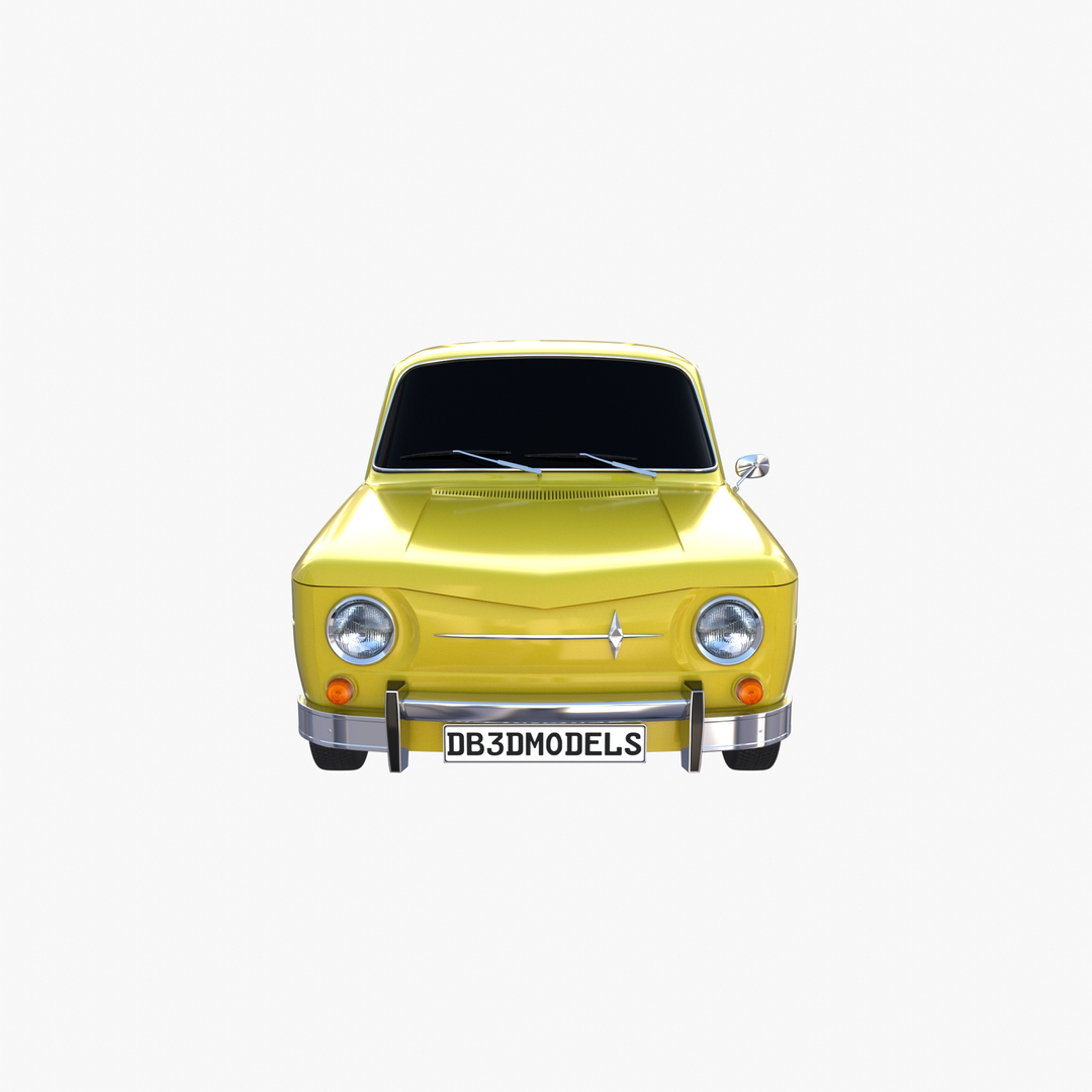 3D Renault 8 Model - TurboSquid 1625410