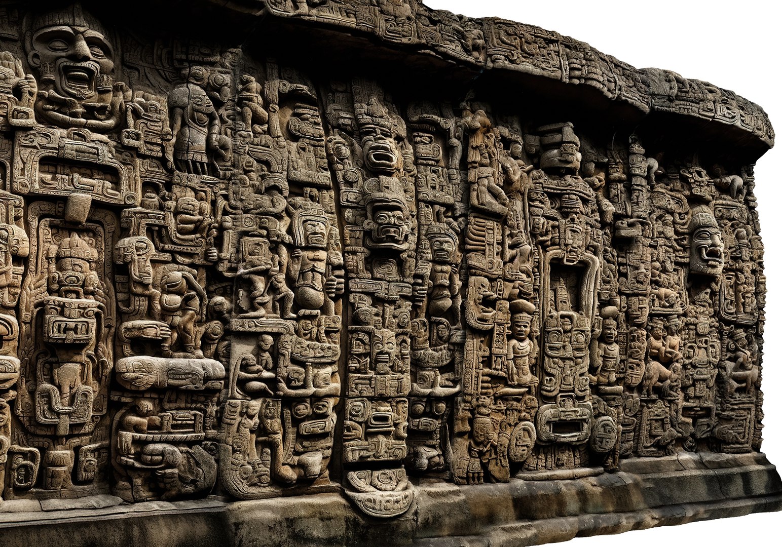 3D Walls of Ancient Mayan Architecture Pack 16 model - TurboSquid 2066674