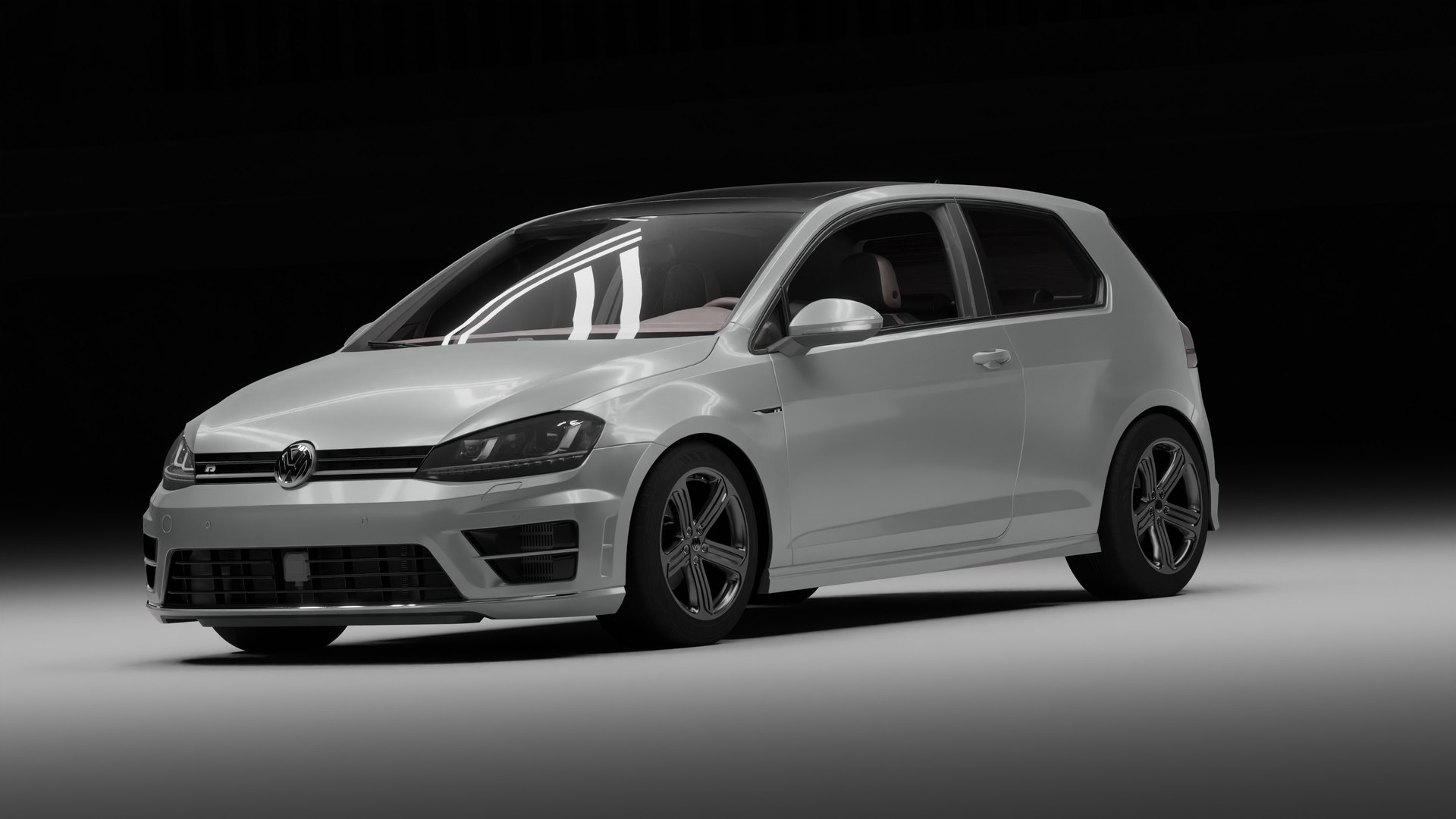 Golf R 3D model - TurboSquid 2034671