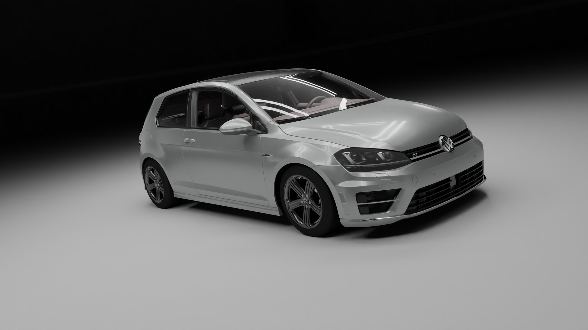 Golf R 3D model - TurboSquid 2034671