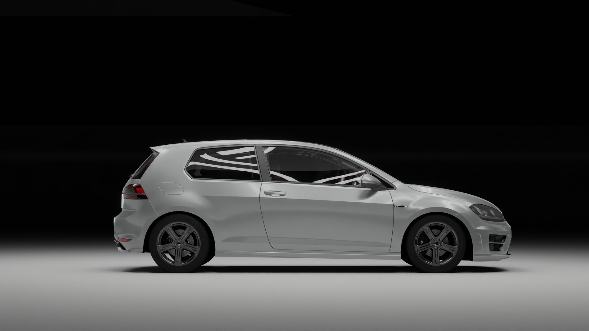 Golf R 3D model - TurboSquid 2034671