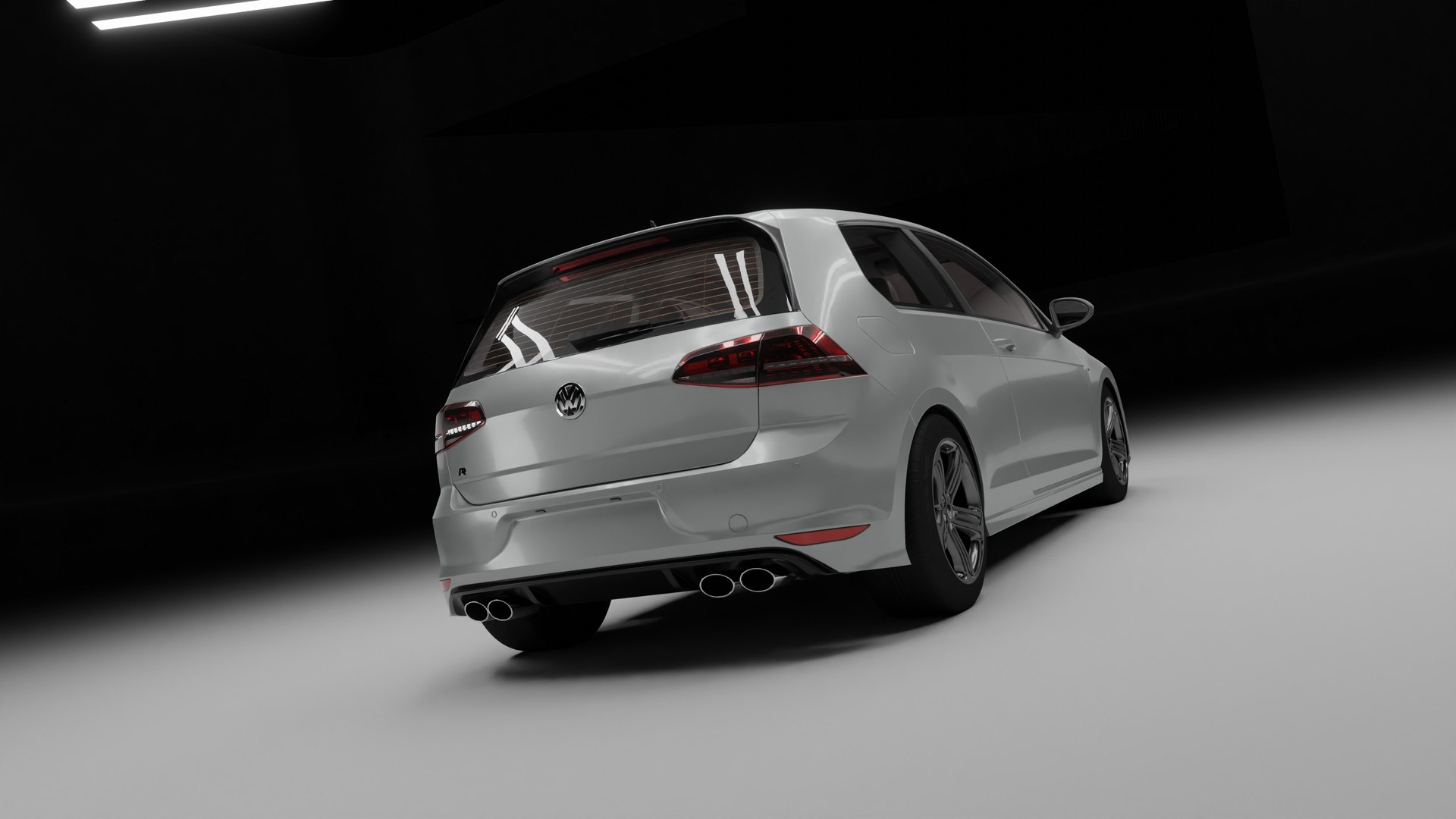 Golf R 3D model - TurboSquid 2034671