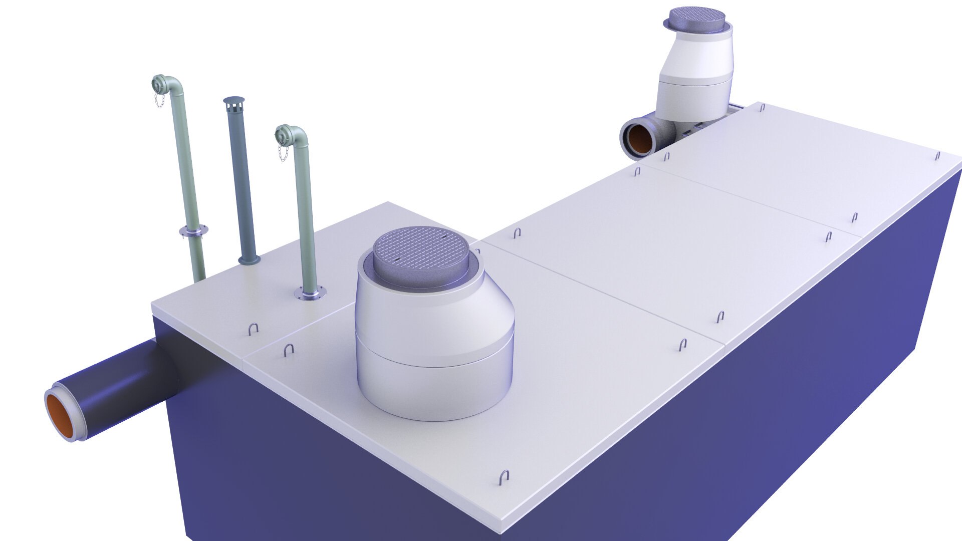 Underground Fire Fighting Tank Diagram 6 3D Model - TurboSquid 1980069