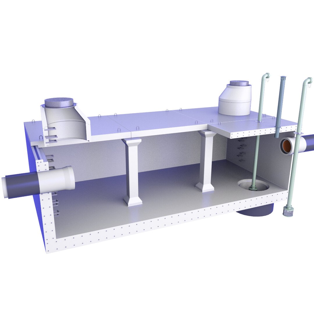 Underground Fire Fighting Tank Diagram 6 3D Model - TurboSquid 1980069