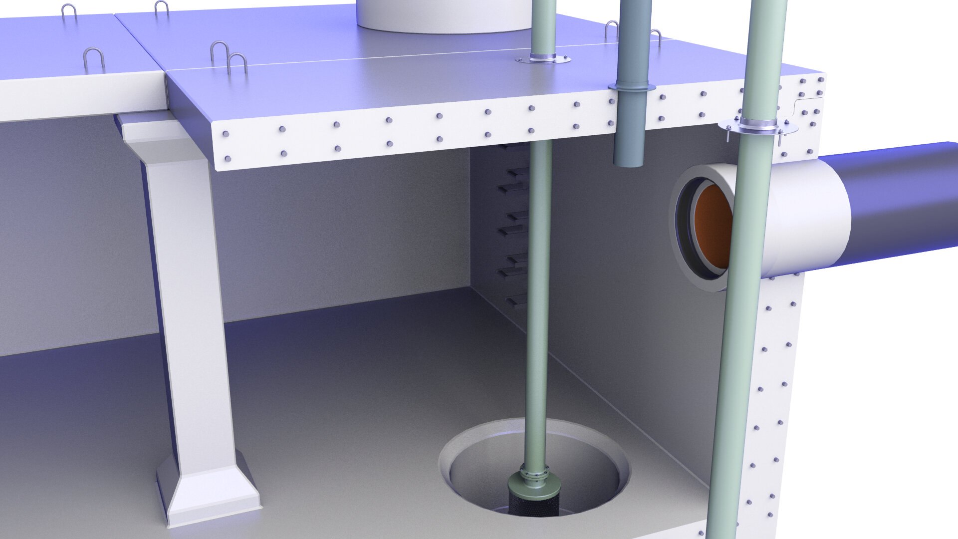 Underground Fire Fighting Tank Diagram 6 3D Model - TurboSquid 1980069