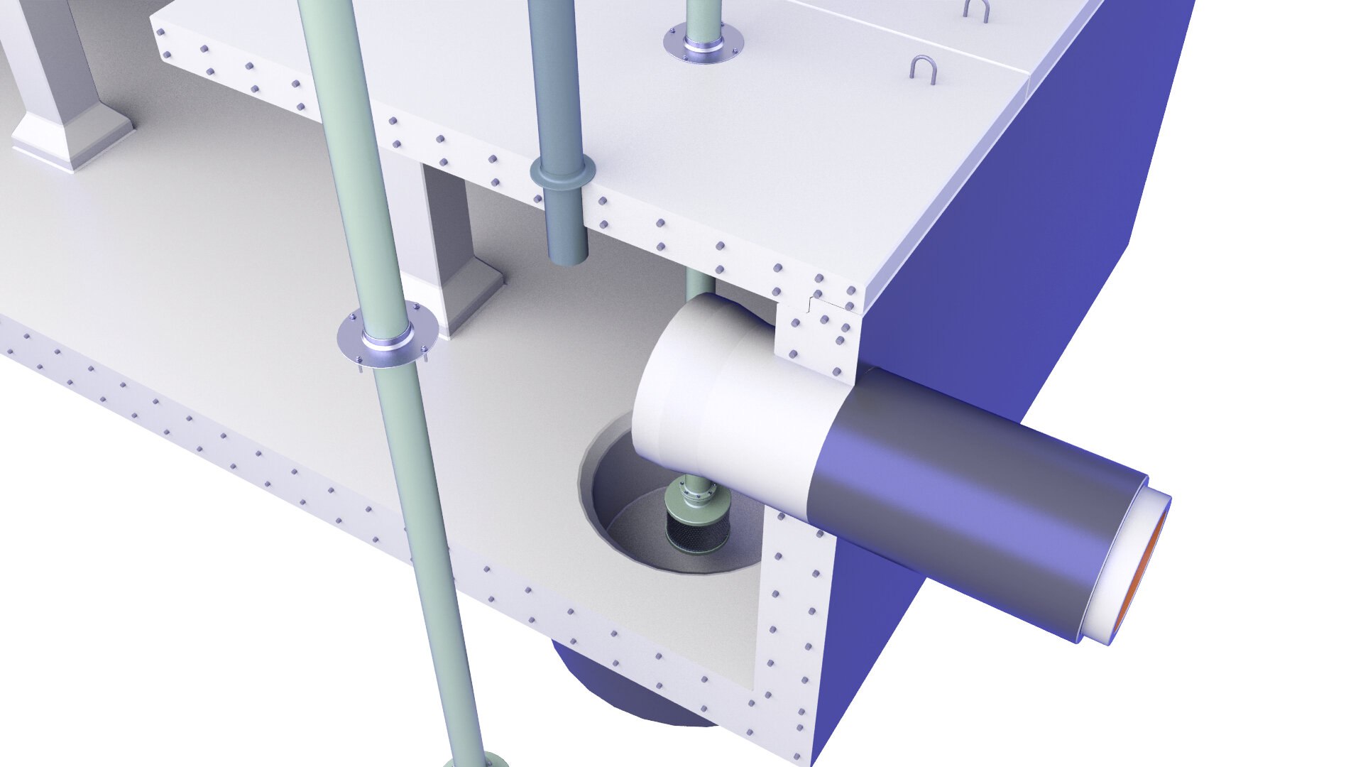 Underground Fire Fighting Tank Diagram 6 3D Model - TurboSquid 1980069