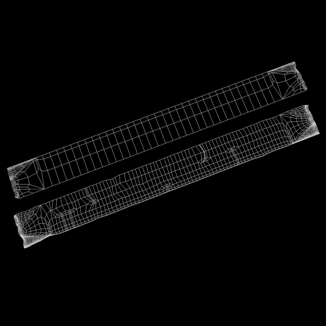 3d Model Ribbons Duct Tape 2