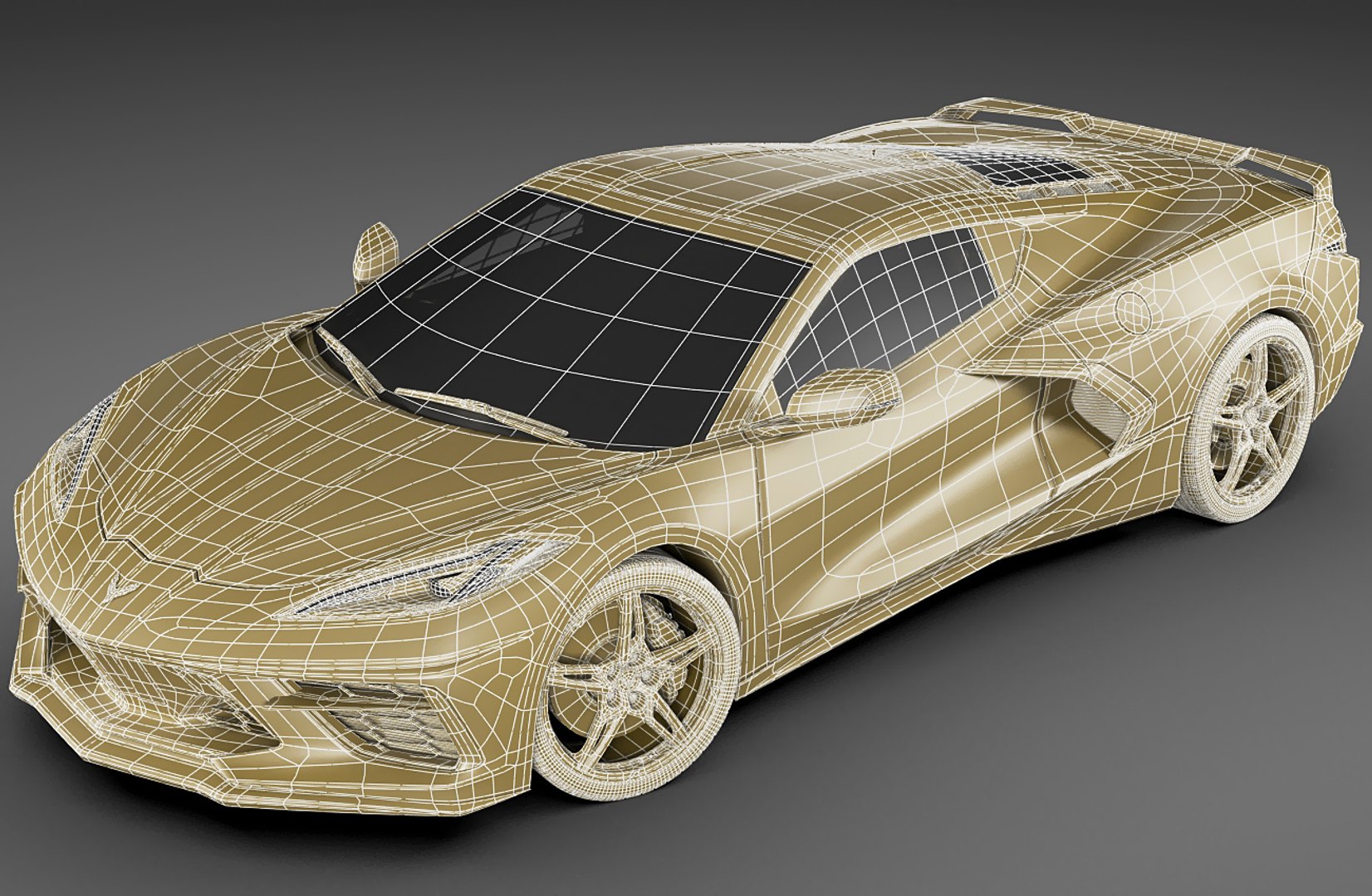 Chevrolet corvette c8 3D model - TurboSquid 1481507