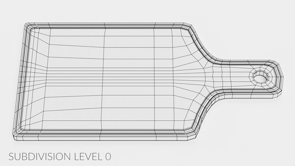 3D cooking board model - TurboSquid 1496299
