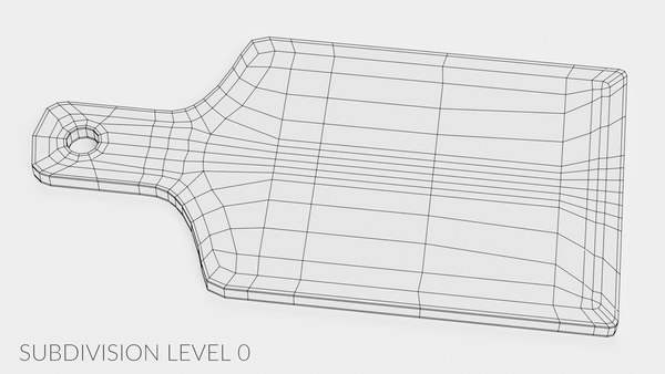 3D cooking board model - TurboSquid 1496299