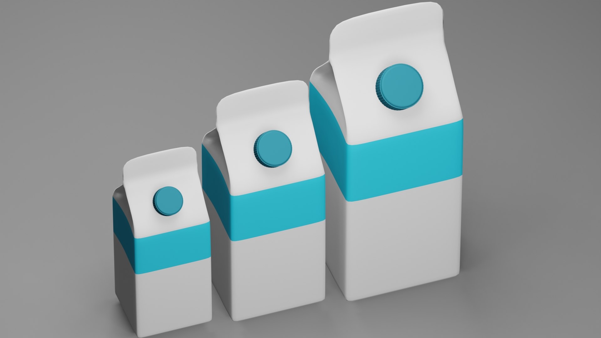 Milk Packing 3D Model Low-poly 3D Model 3D Model - TurboSquid 1861492