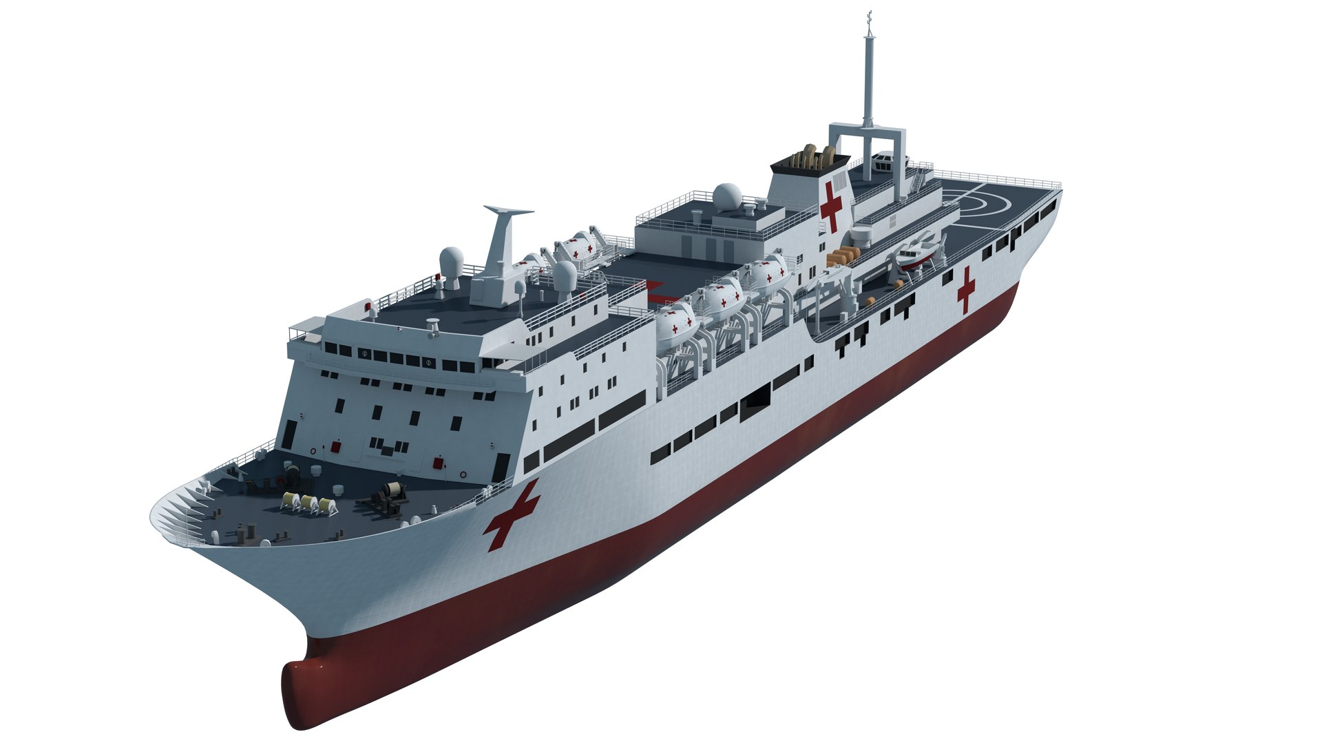 Chinese Peace Ark 3D Model - TurboSquid 1683220