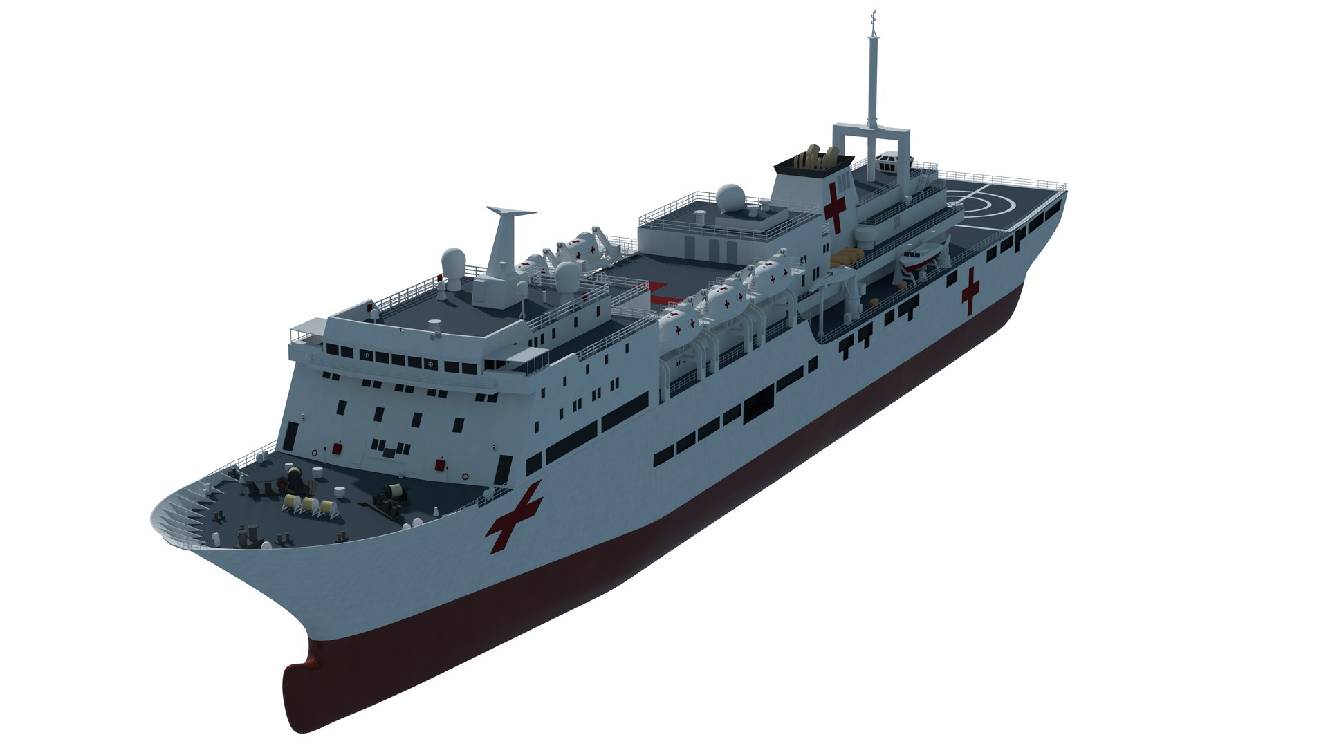 Chinese Peace Ark 3D Model - TurboSquid 1683220