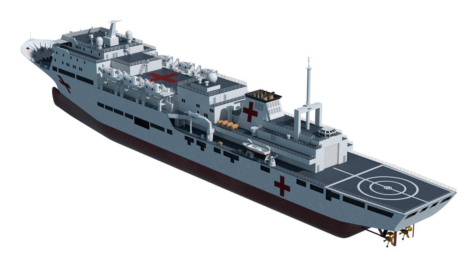 Chinese Peace Ark 3D Model - TurboSquid 1683220