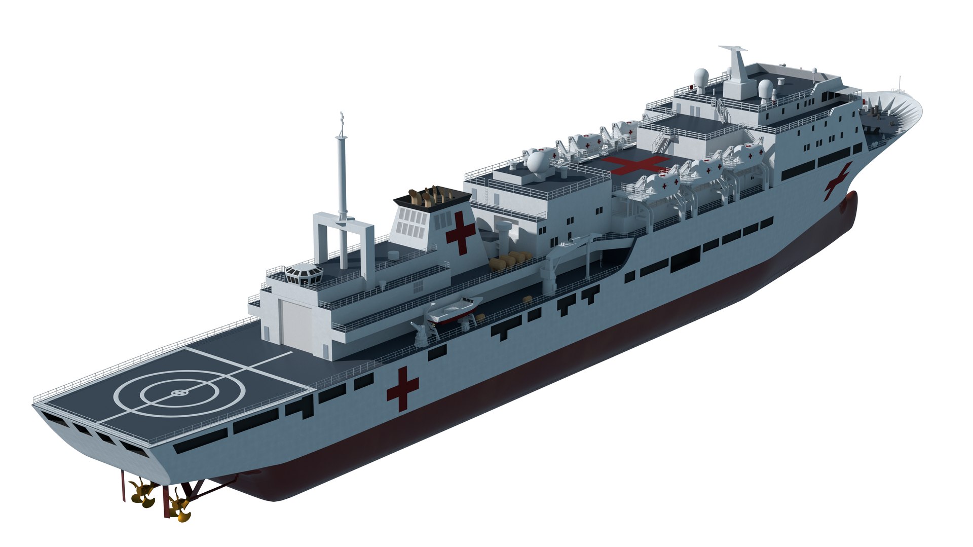 Chinese Peace Ark 3D Model - TurboSquid 1683220