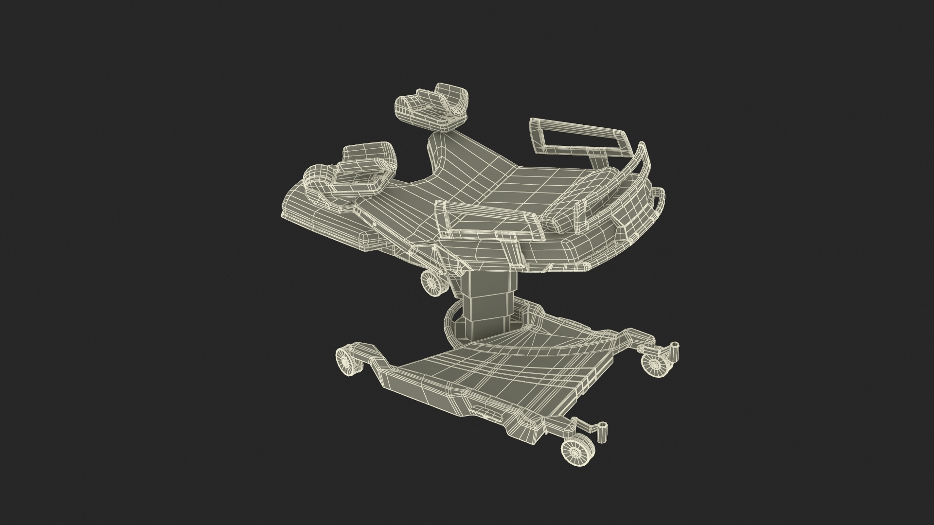 Bed For Birth With Obstetrical Forceps Rigged 3D Model - TurboSquid 2390805