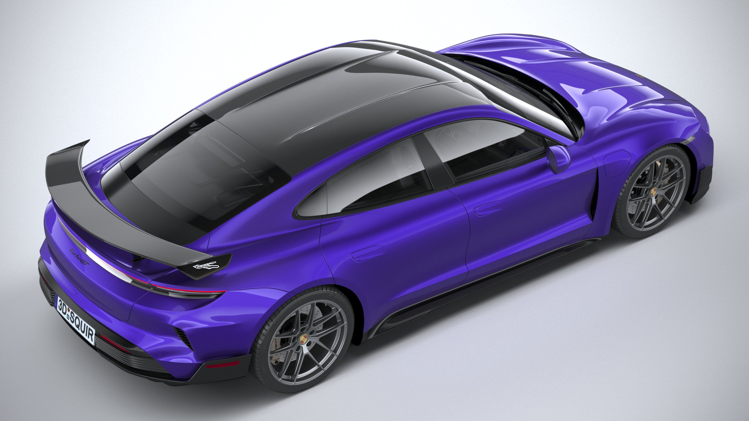modelo 3d Porsche Taycan Turbo GT 2025 - TurboSquid 2217288
