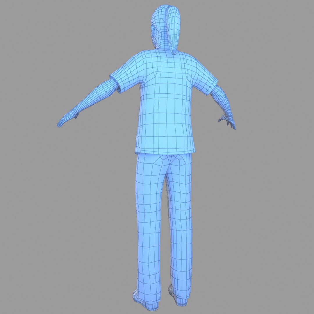 3D Female Prisoner Model - TurboSquid 1469466