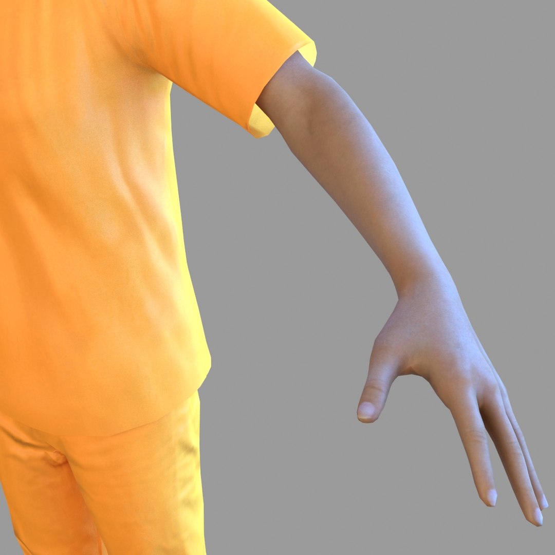 3D Female Prisoner Model - TurboSquid 1469466