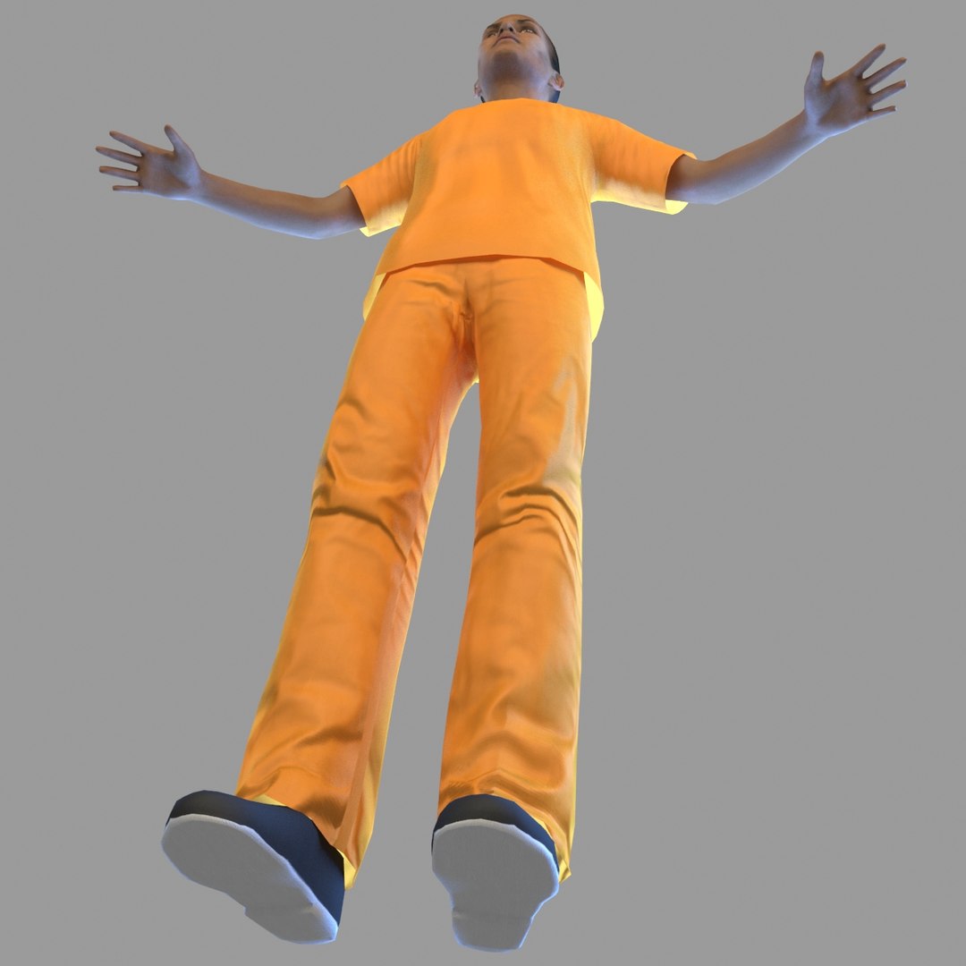 3D Female Prisoner Model - TurboSquid 1469466